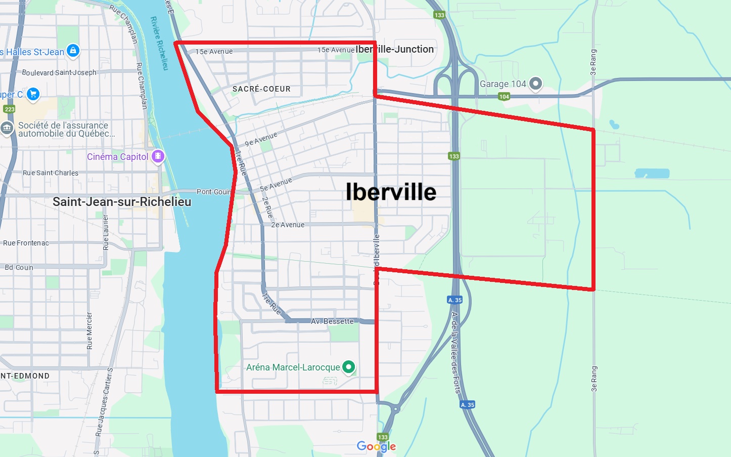 Plaques d'immatriculation municipales Ville d'Iberville